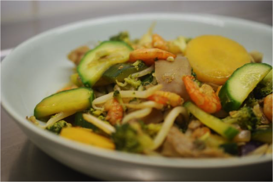 Tjap Tjoy met kip en verse peultjes - Koken met Gabie